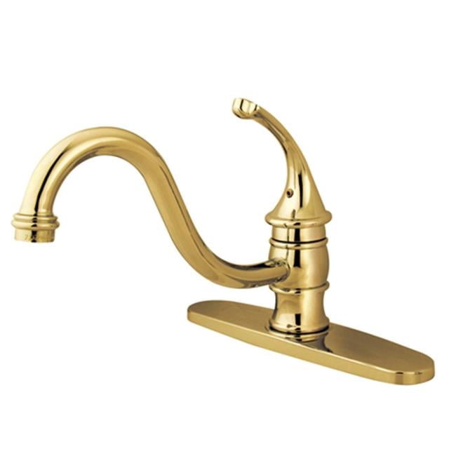 Kingston Brass Single Handle 8 in. Kitchen Faucet without Sprayer ...