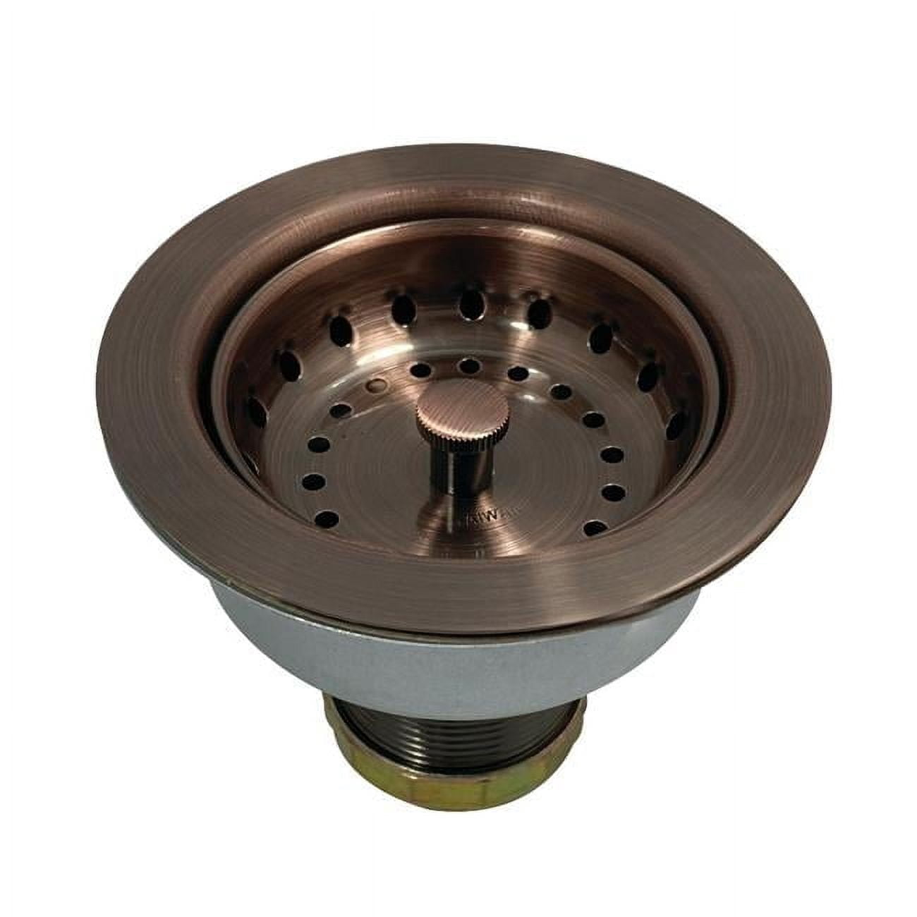Kingston Brass K112AC Tacoma Snap-N-Tite Sink Basket Strainer, Antique ...