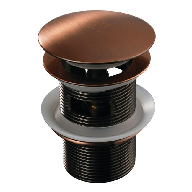 Kingston Brass Trimscape Toe-Touch Tub Drain with Overflow - Antique ...