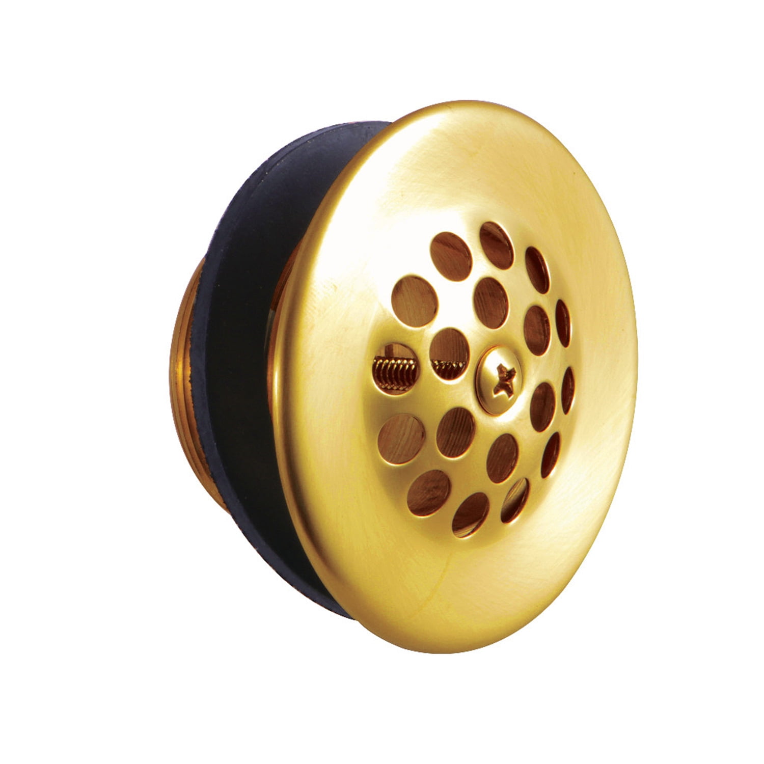 Kingston Brass Tub Drain Strainer and Grid DTL207, Brushed Brass Finish ...