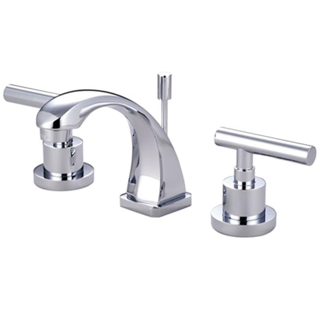 Kingston Brass Two Handle 4 in. to 8 in. Mini Widespread Lavatory ...