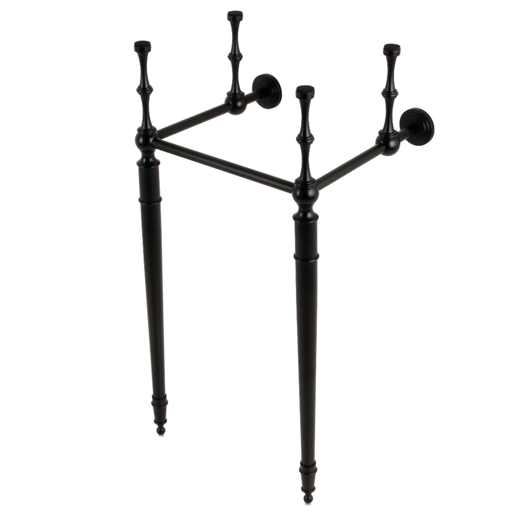 Kingston Brass VPB33140 Brass Console Sink Legs in Matte Black ...
