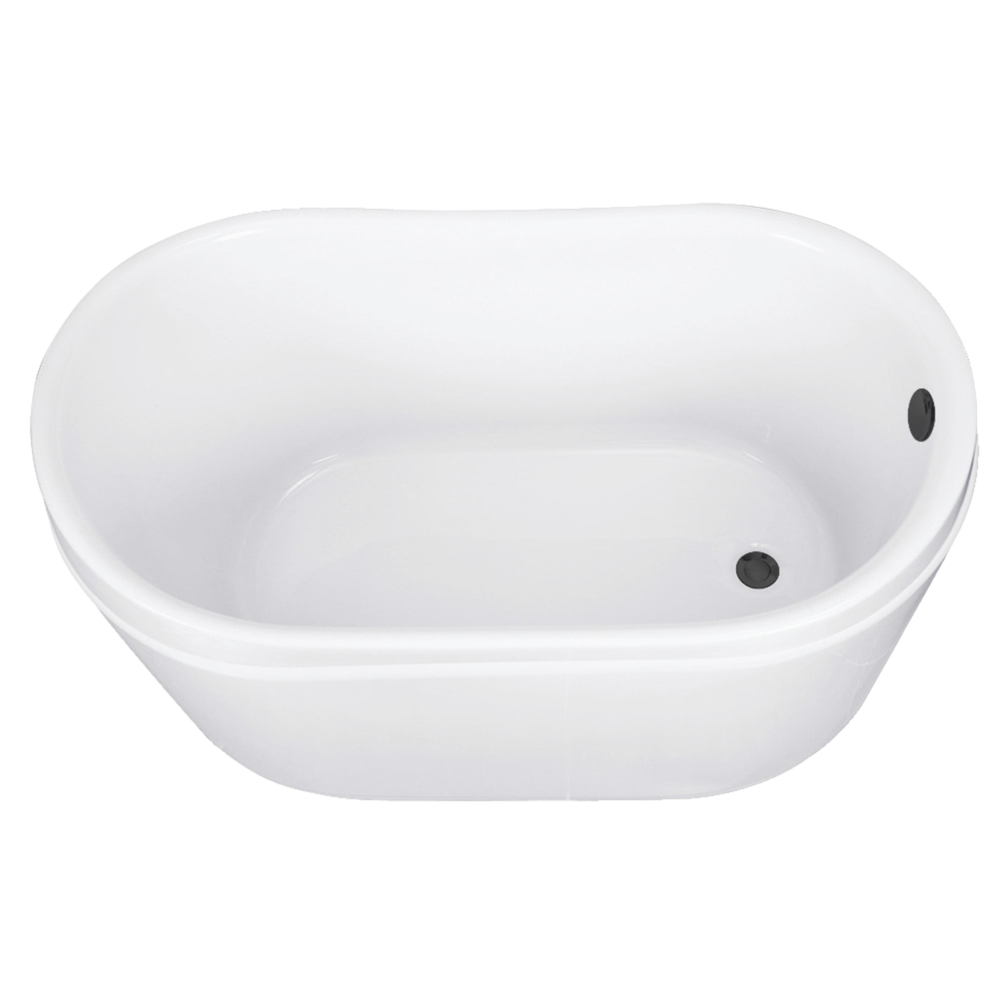 Kingston Brass VTRS522928M0 52" Acrylic Oval Double Slipper ...