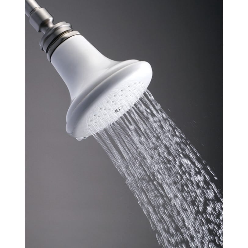 Kingston Brass Victorian Ceramic Brushed Nickel 5-inch Shower Head ...
