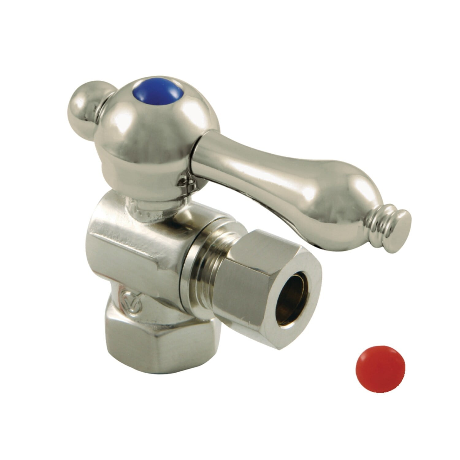 Kingston Brass Vintage 3/8-Inch IPS X 3/8-Inch OD Comp Angle Stop Valve ...