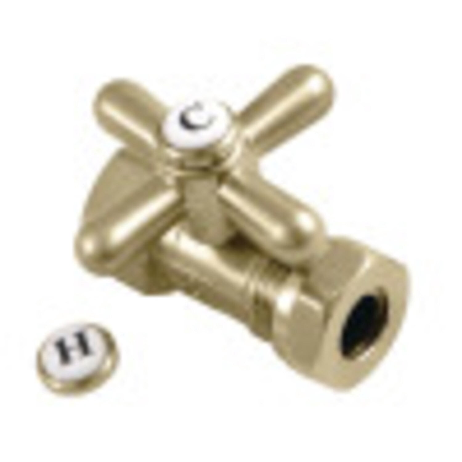 Kingston Brass Vintage Quarter Turn Valve (1/2-Inch FIP X 1/2-Inch or 7 ...