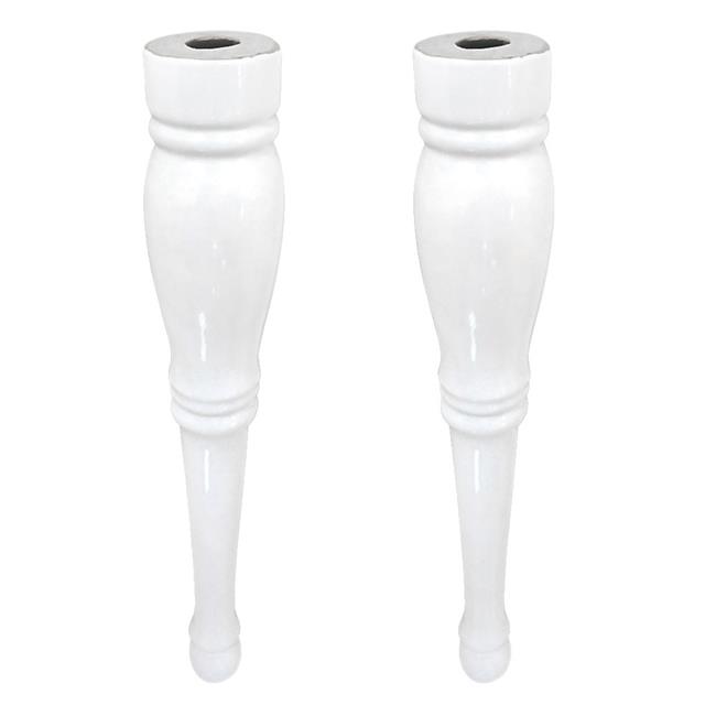 Kingston Brass Vpb136p Imperial 4-1/8" Ceramic Console Legs - White ...