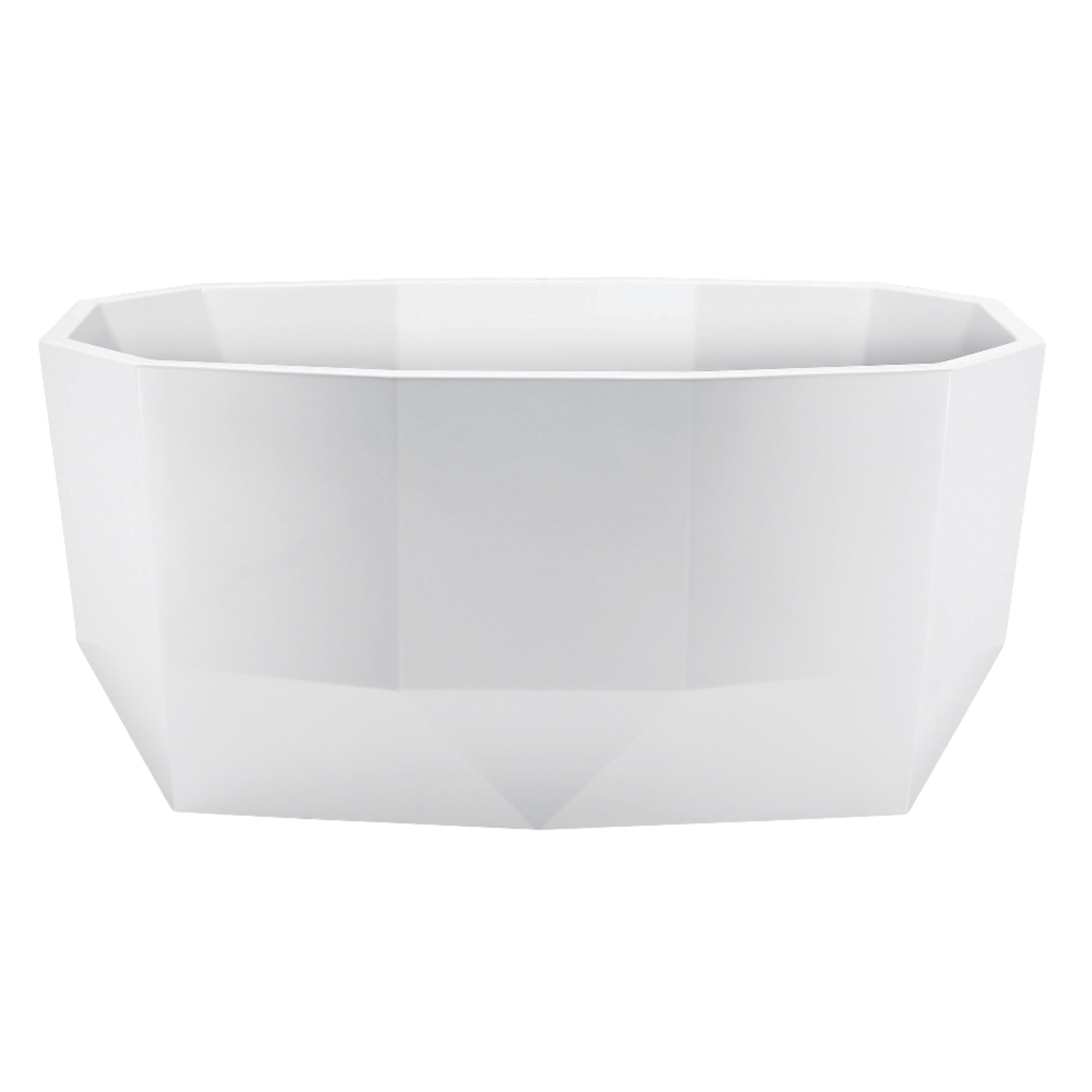 Kingston Brass VTSQ593024 59-Inch Acrylic Oval Double Ended ...