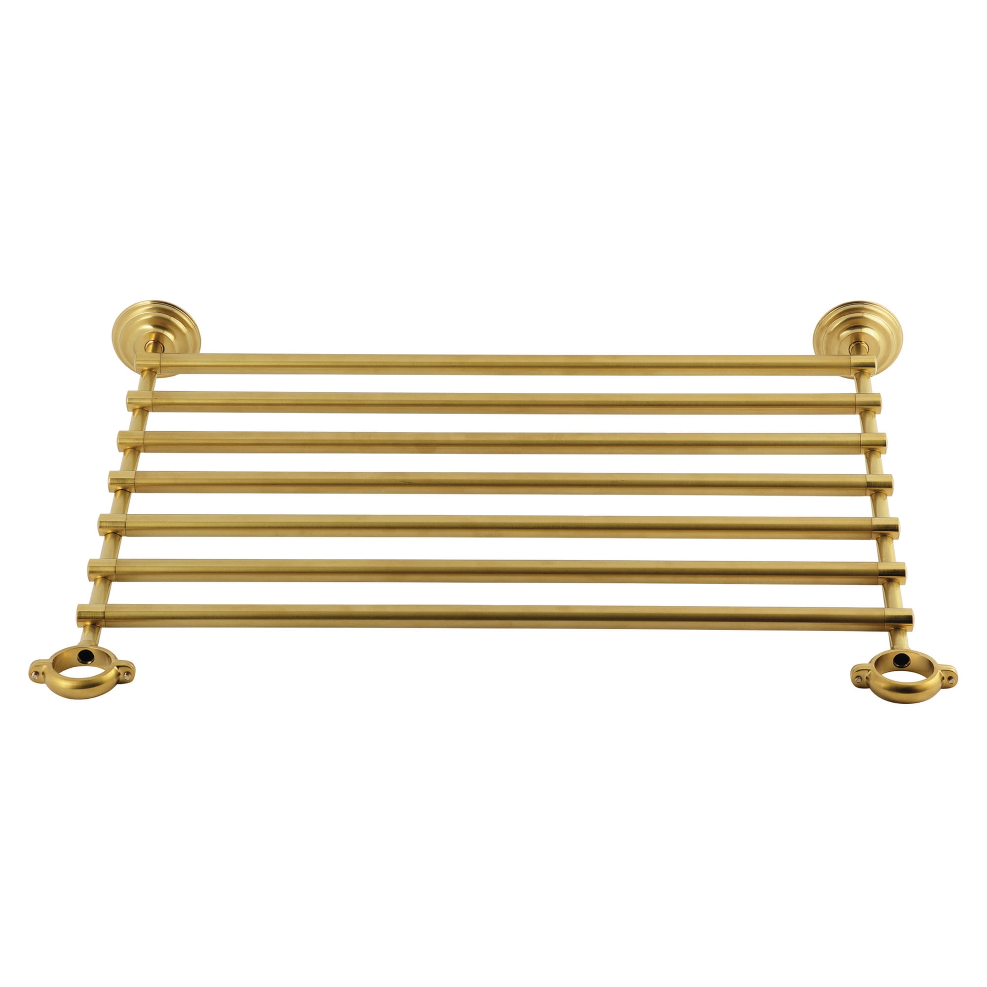 Kingston Brass Vxhsb2118 Covington Console Leg Storage Shelf - Brass ...