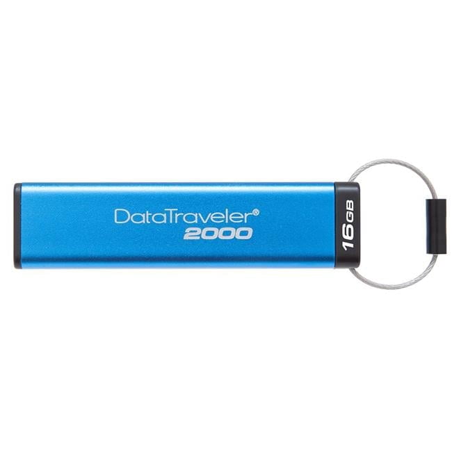 Kingston DT2000-16GB 16GB Keypad USB 3.0 Dt2000, 256Bit Aes - Walmart.com