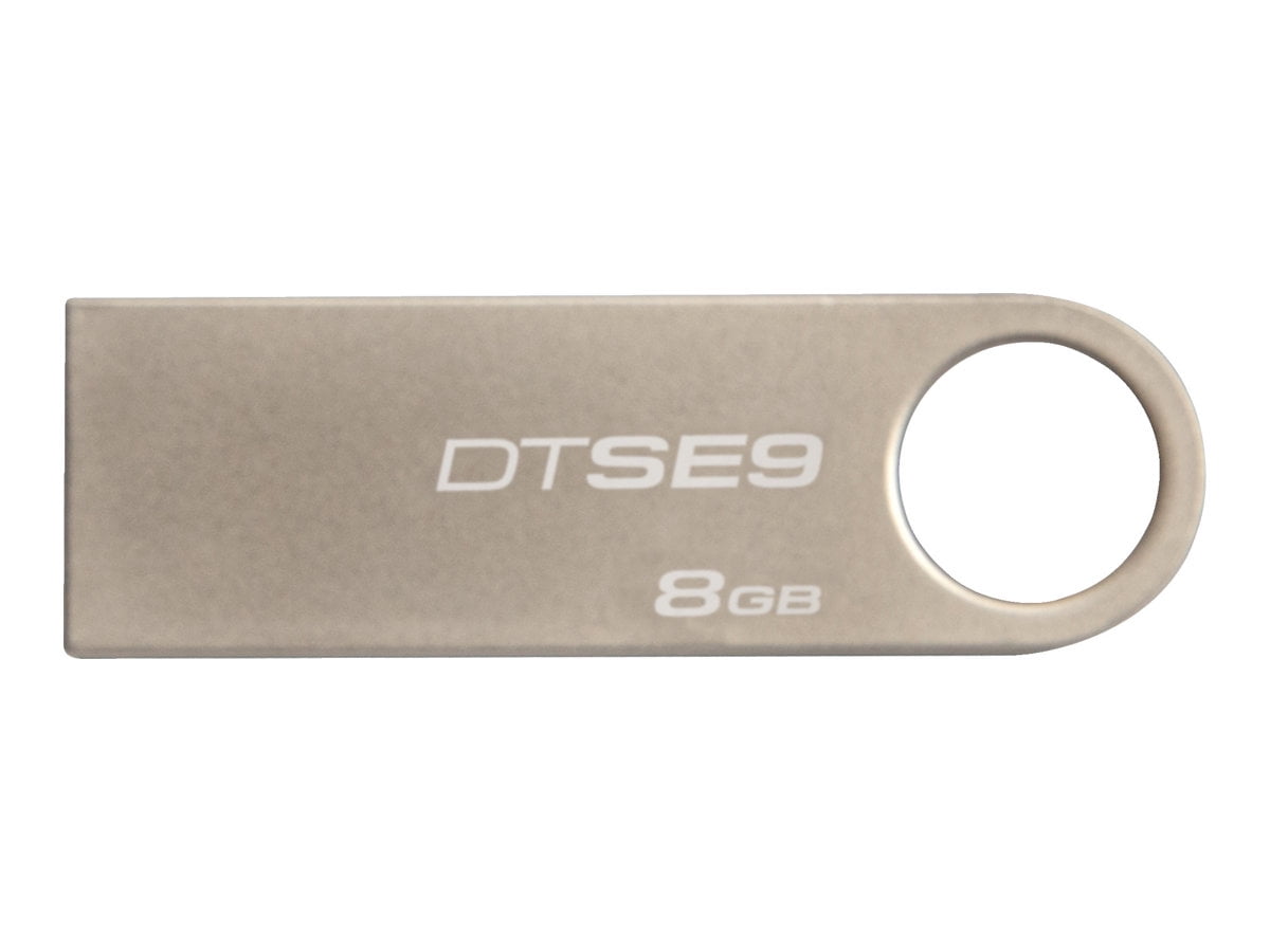 Kingston DataTraveler SE9 Thumbstick - 8GB USB 2.0 Flash Drive, Capless ...