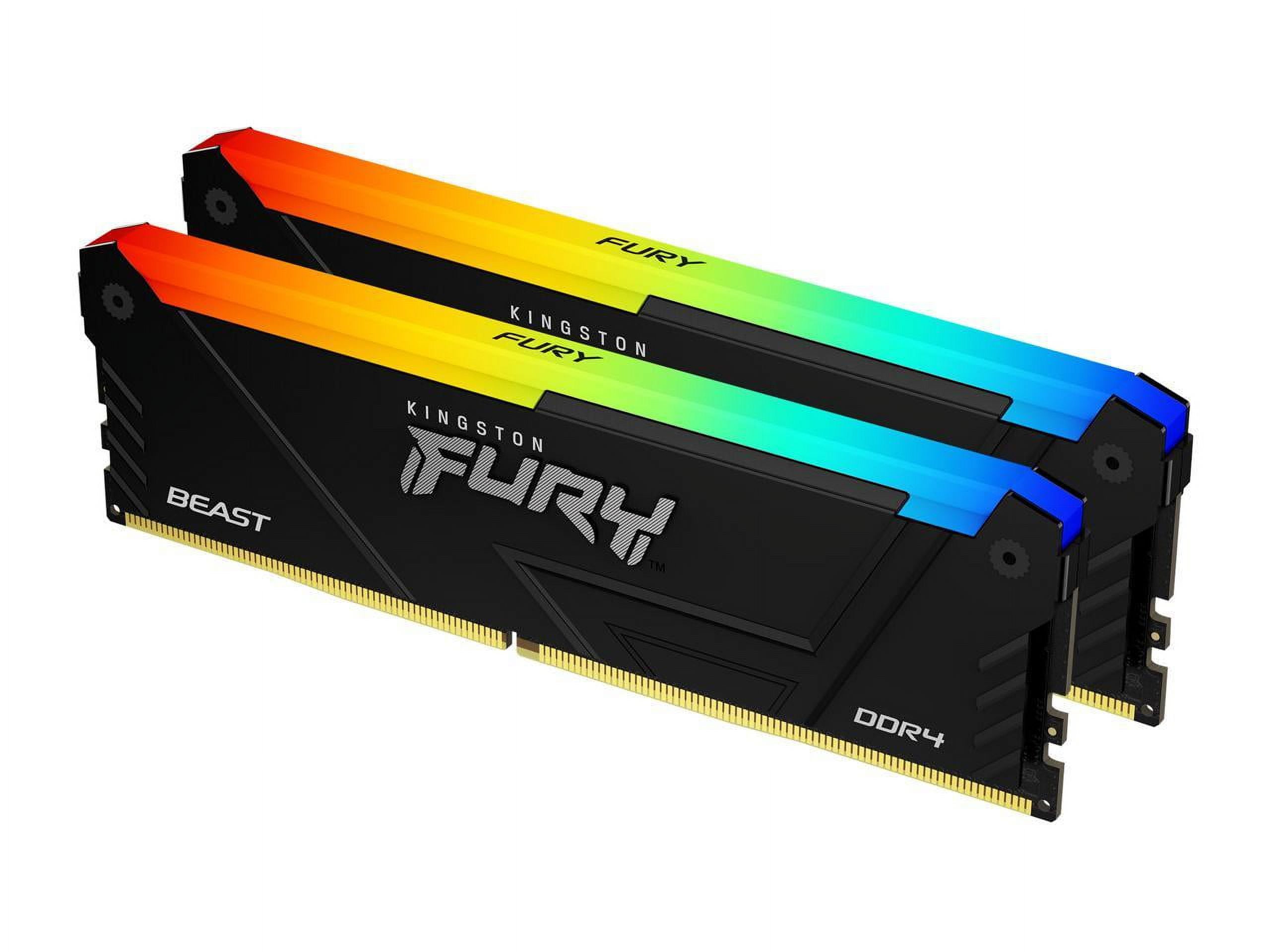 Kingston FURY Beast 32GB (2x16GB) DDR4 2666 Desktop Memory, CAS Latency ...