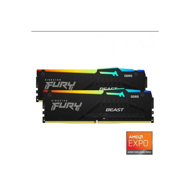 Kingston FURY Beast 32GB DDR5 5200 PC5 41600 RAM (2 x 16GB) Model ...