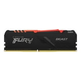 Kingston FURY Beast 32GB RGB (2x16GB) 3600MT/s CL18 Desktop Memory Kit of 2 RFBBX4-36C18K2/32 ...
