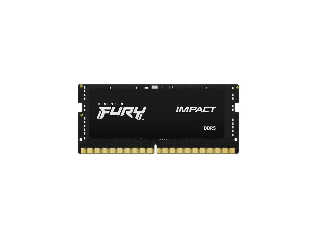 Kingston FURY Impact 32GB (2 x 16GB) 262-Pin DDR5 SO-DIMM DDR5 5600 (PC5 44800) Laptop Memory ...