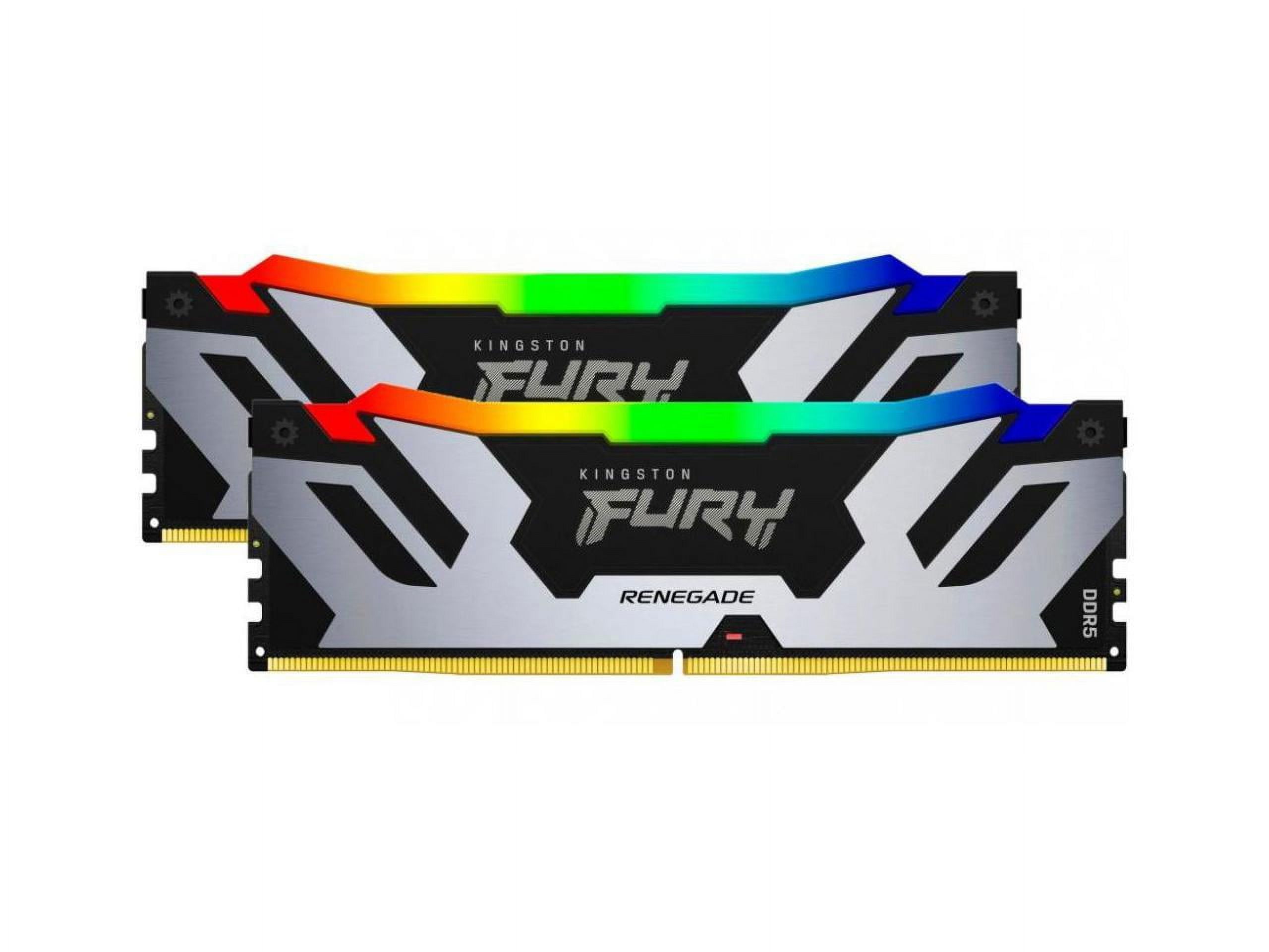 Kingston FURY Renegade RGB 32GB (2 x 16GB) 288-Pin PC RAM DDR5 6800 (PC5 54400) Memory (Desktop ...