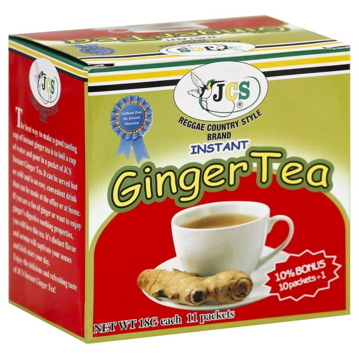 JCS Reggae Country Style Instant Ginger Tea Packets - Walmart.com