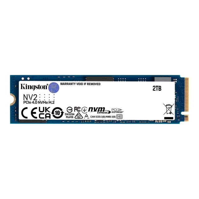 Kingston NV2 2 TB Solid State Drive - M.2 2280 Internal - PCI Express ...