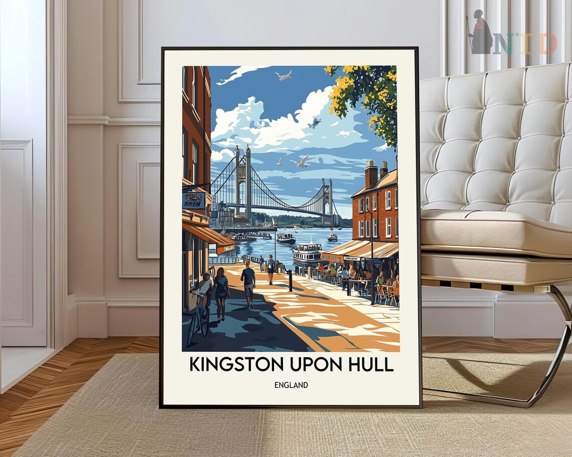 Kingston Upon Hull Poster, Hullhull Print, Hull Photo, Hull Poster ...