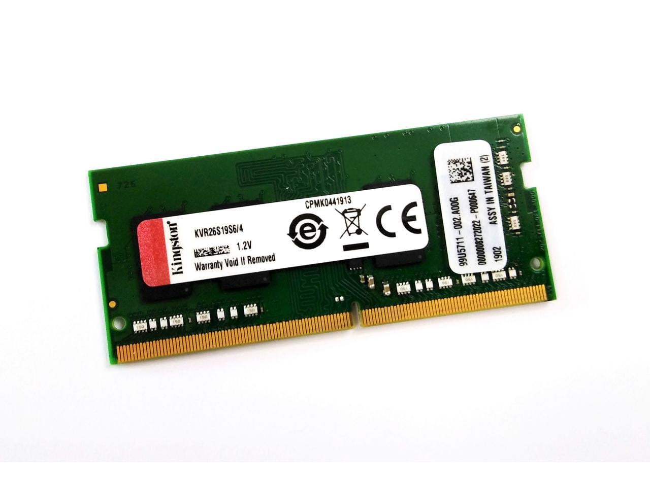 Kingston ValueRAM - DDR4 - 4 GB - SO-DIMM 260-pin - 2666 MHz / PC4 ...
