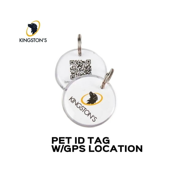 kingstonspet Digital Pet ID Tag, GPS Location When Scanned, Real-Time ...