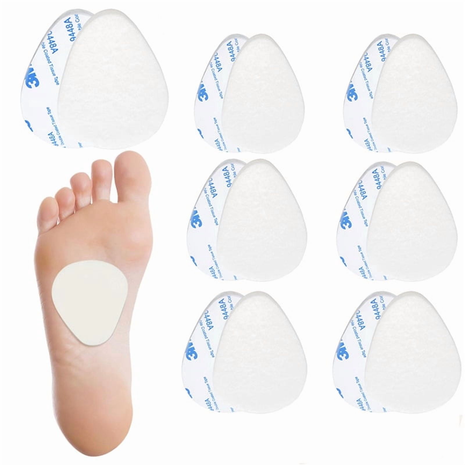 Kingswick Men's and Women's Felt Metatarsal Pads, 3M Adhesive Forefoot ...