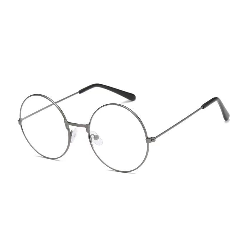 Kingswick Metal Frame Round Glasses Clear Lens Glasses Lightweight ...