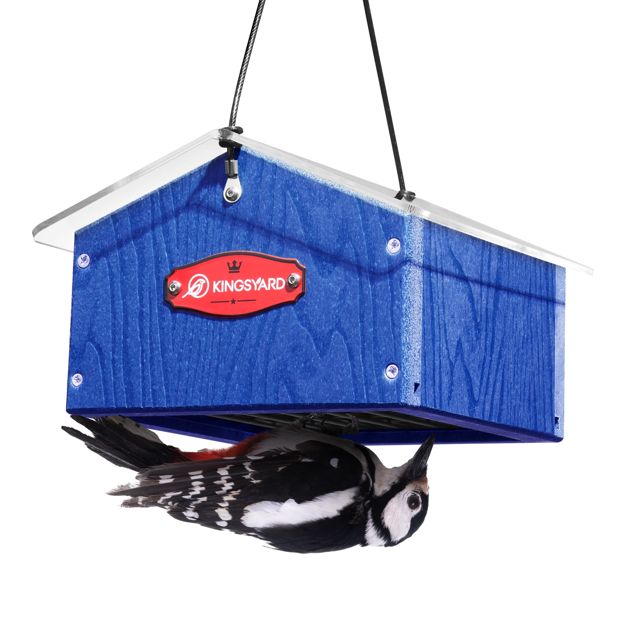 Kingsyard Upside Down Double Suet Feeder for Outside Hanging - Recycled ...