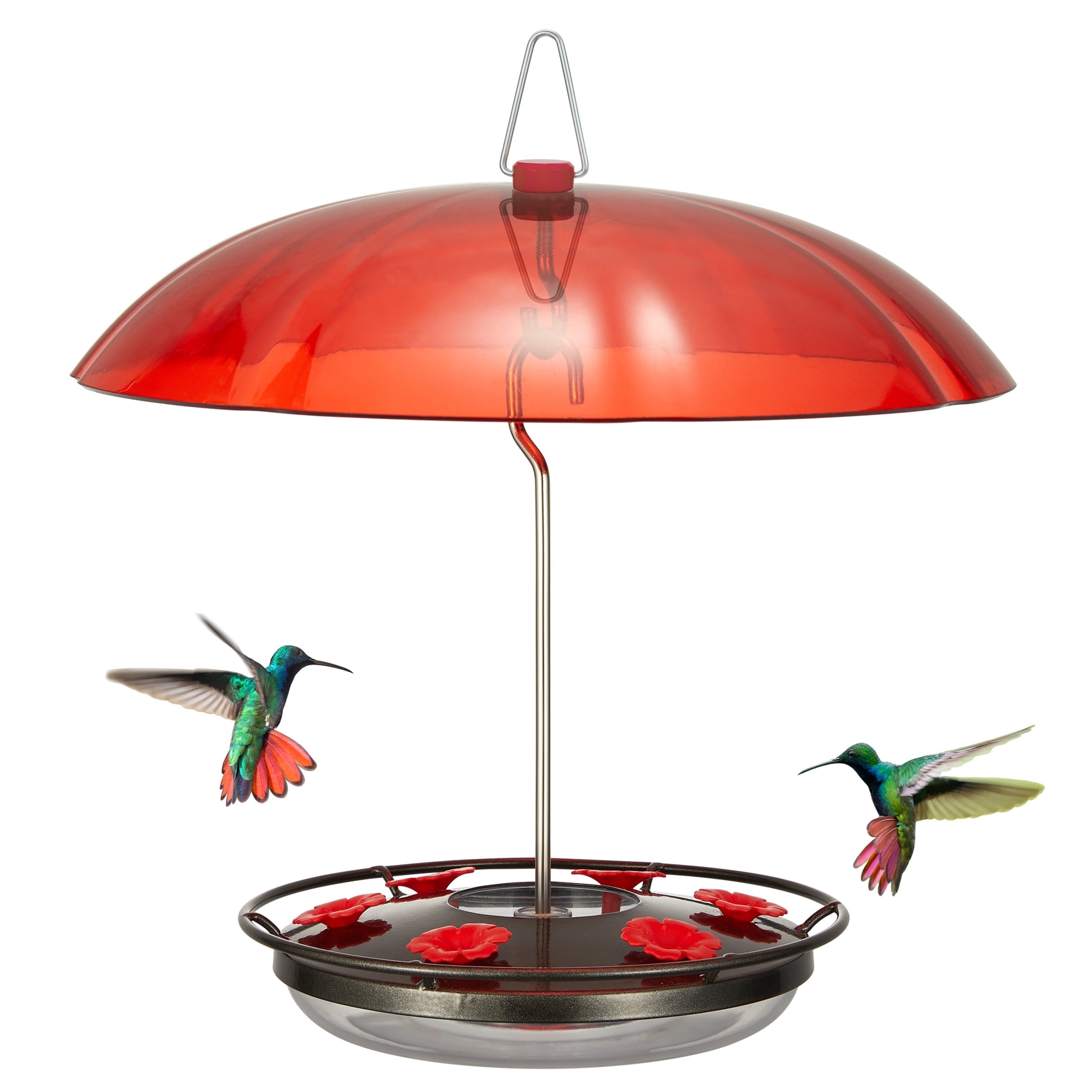 Kingsyard Weatherproof Hummingbird Feeder, 6 Bee Guard Feeding Ports ...