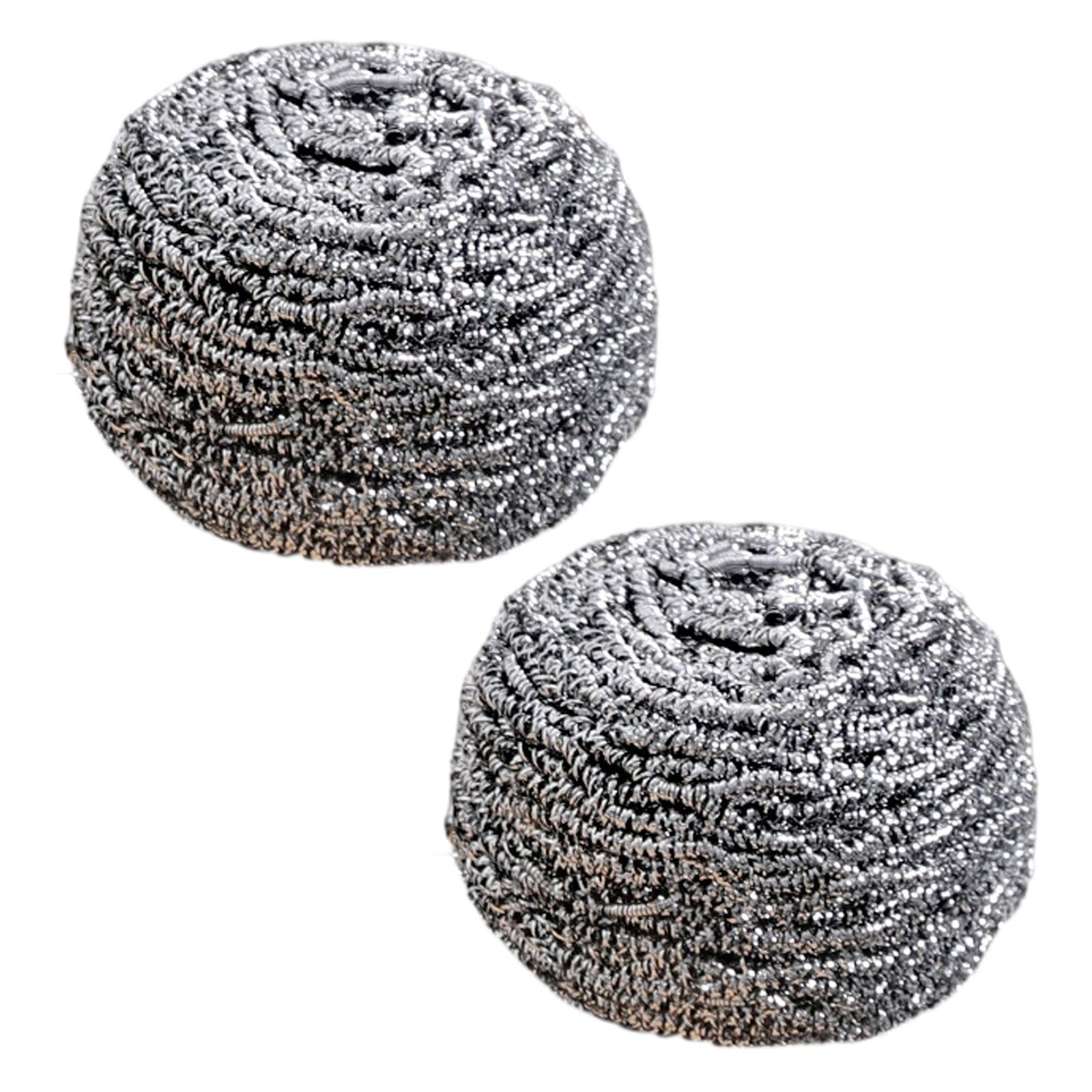 Kingtowag 3Pcs 304 Food Grade Stainless Steel Scrubbers, Reusable Metal ...