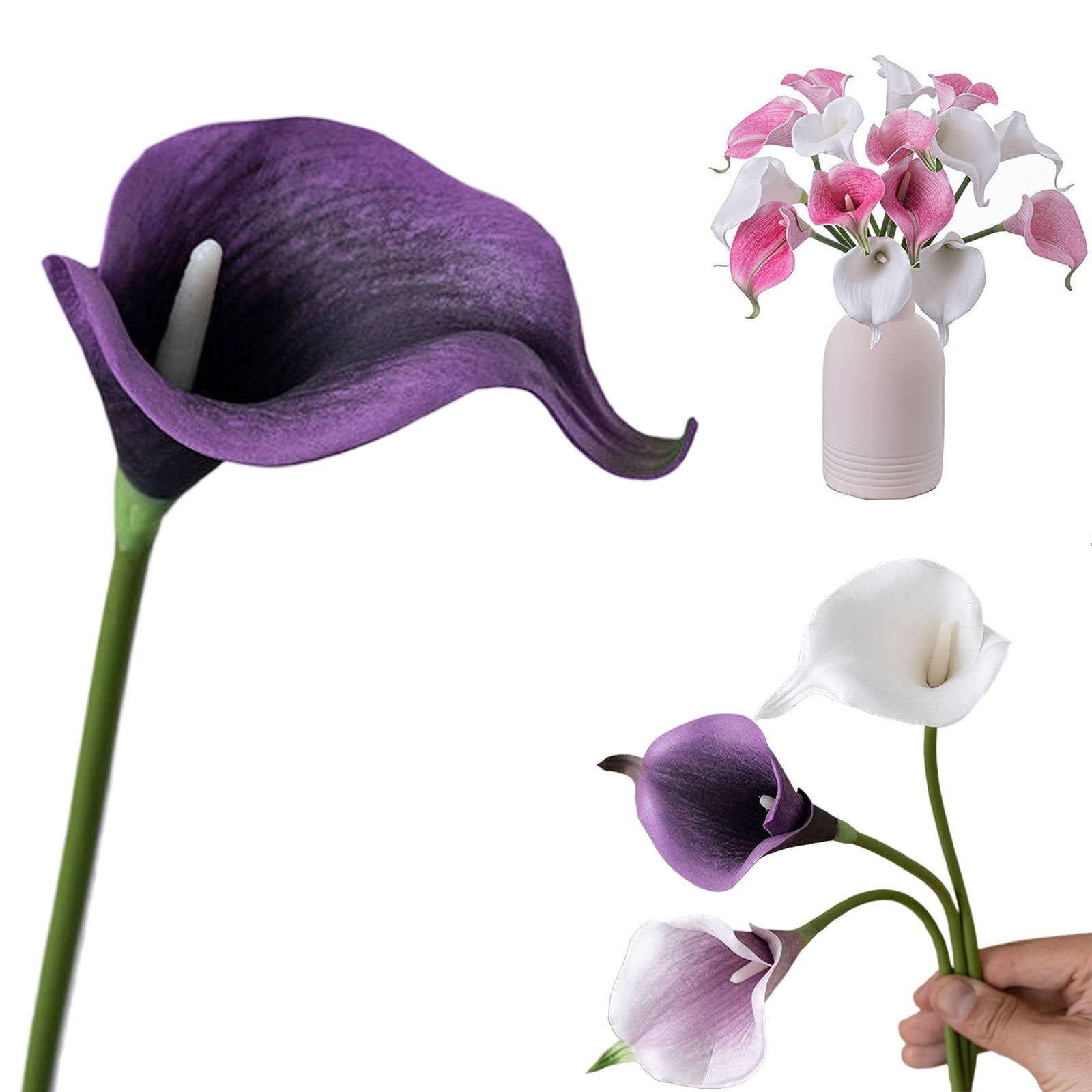 Kingtowag Artificial Calla Lily Flowers Wedding Decor, for Wedding or ...