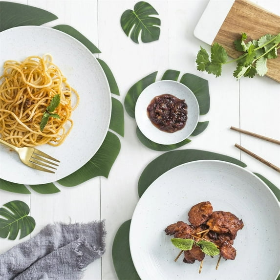 Kingtowag Artificial Tropical Leaves, Luau Party Decor, Artificial ...