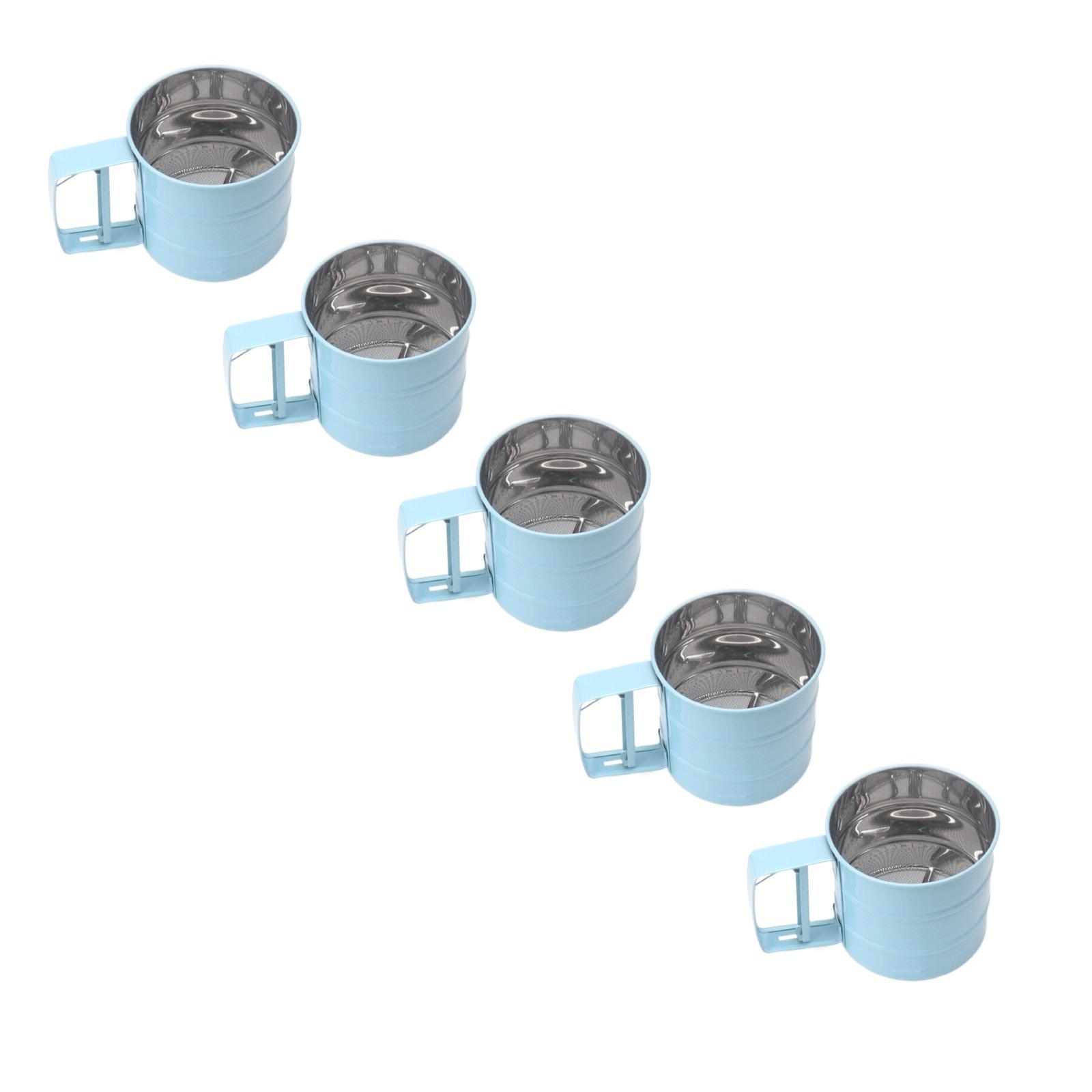 Kingtowag Black of Friday Deals, 5Pc Flour Sifter Perfect for Flouring ...