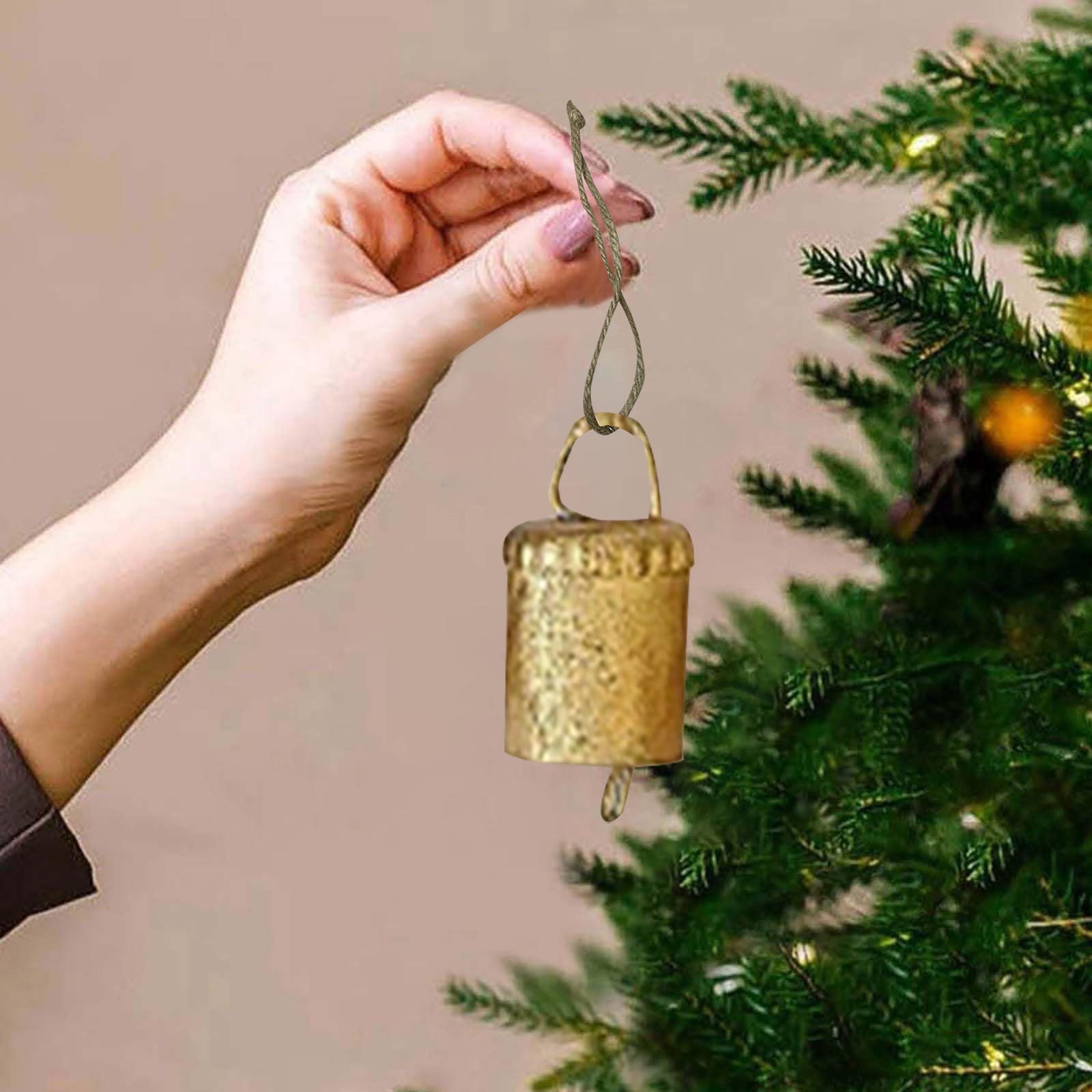 Kingtowag Christmas Bell Decor Set (Holiday Ornaments), 6 Christmas ...