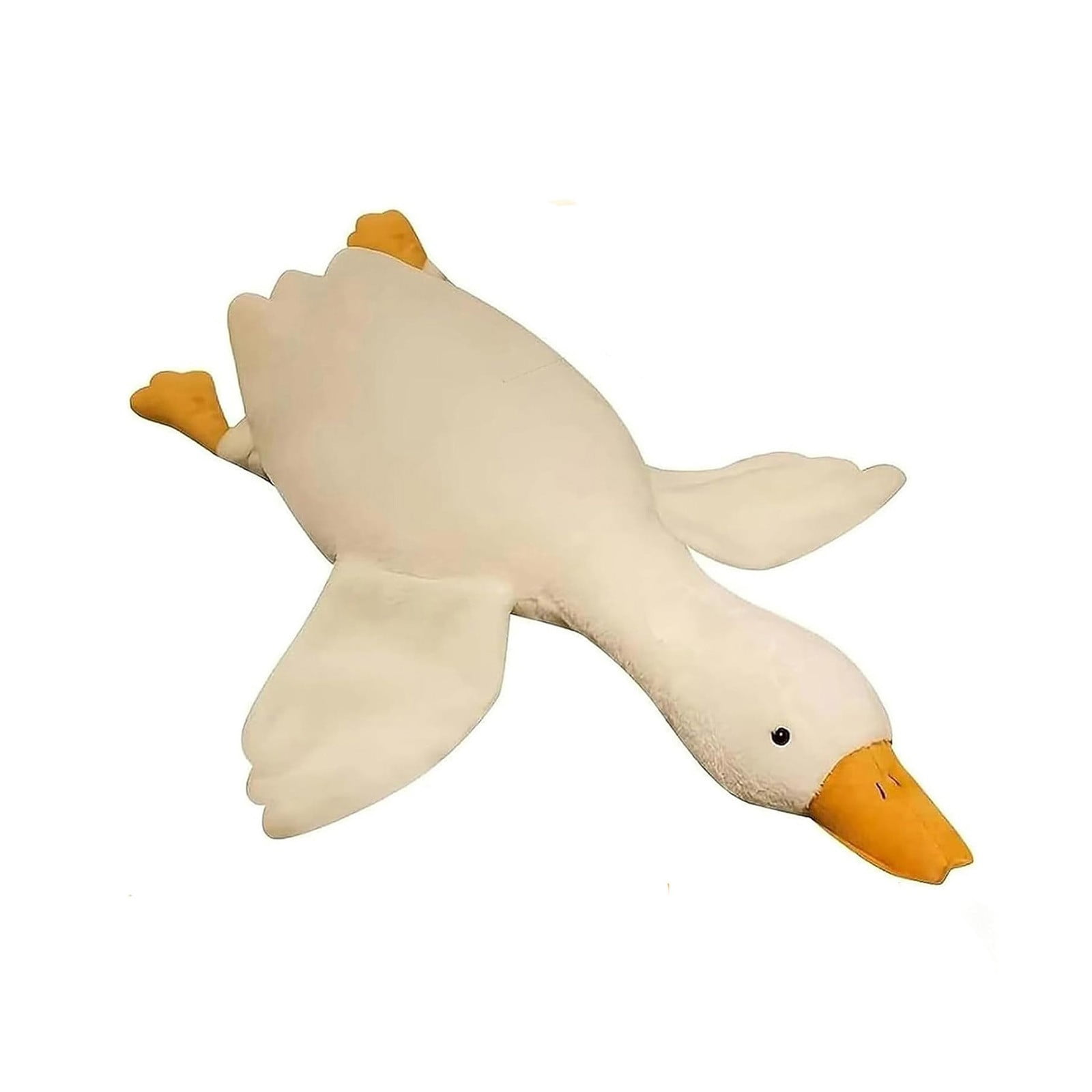 Kingtowag Large White Goose Plush Dog Toy 50cm, Interactive Chew Play ...