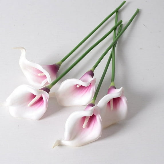 Kingtowag Mini Calla Lily Flowers, 10 Realistic Calla Lilies, Enhances ...
