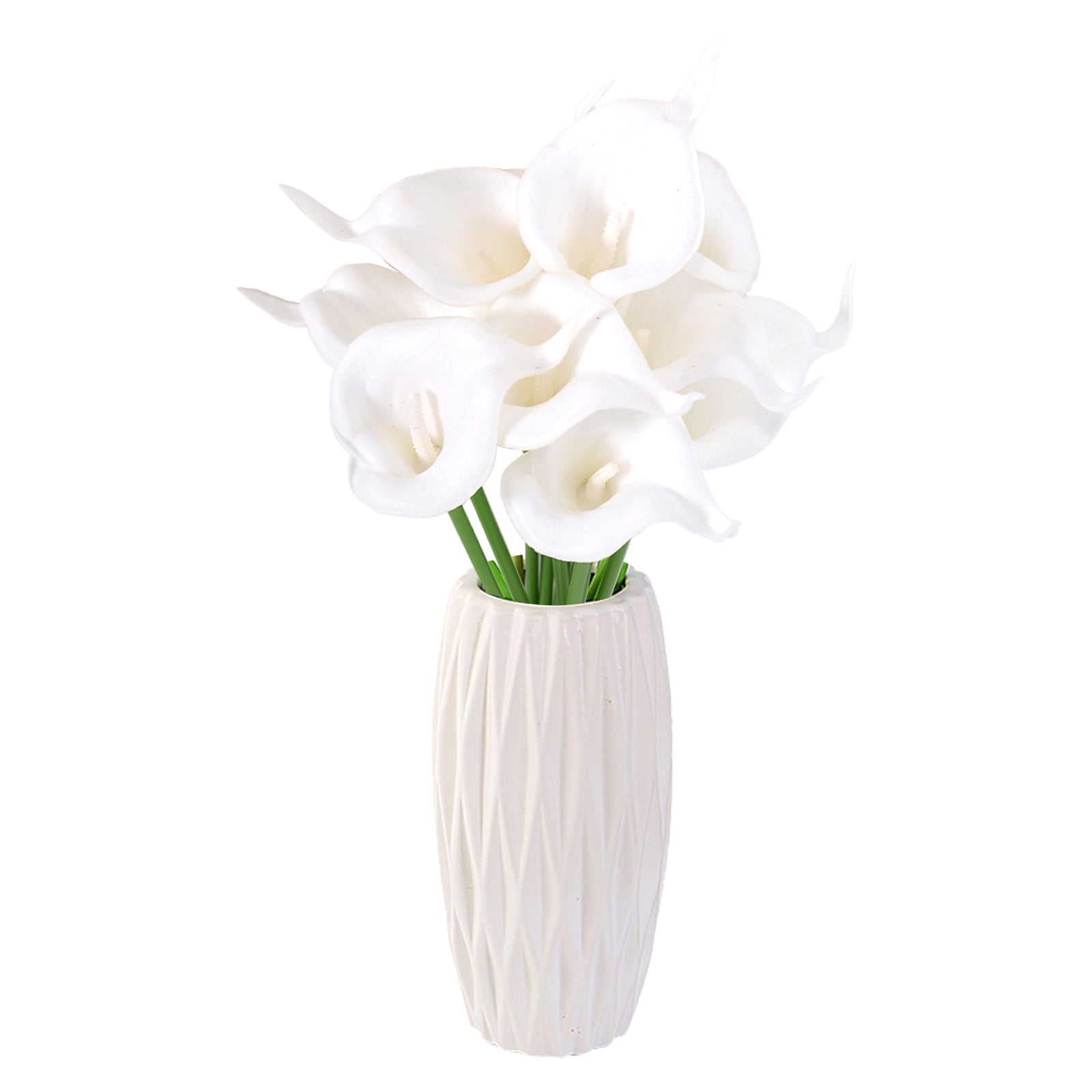 Kingtowag Mini Calla Lily Flowers, 10 Realistic Calla Lilies, Enhances ...
