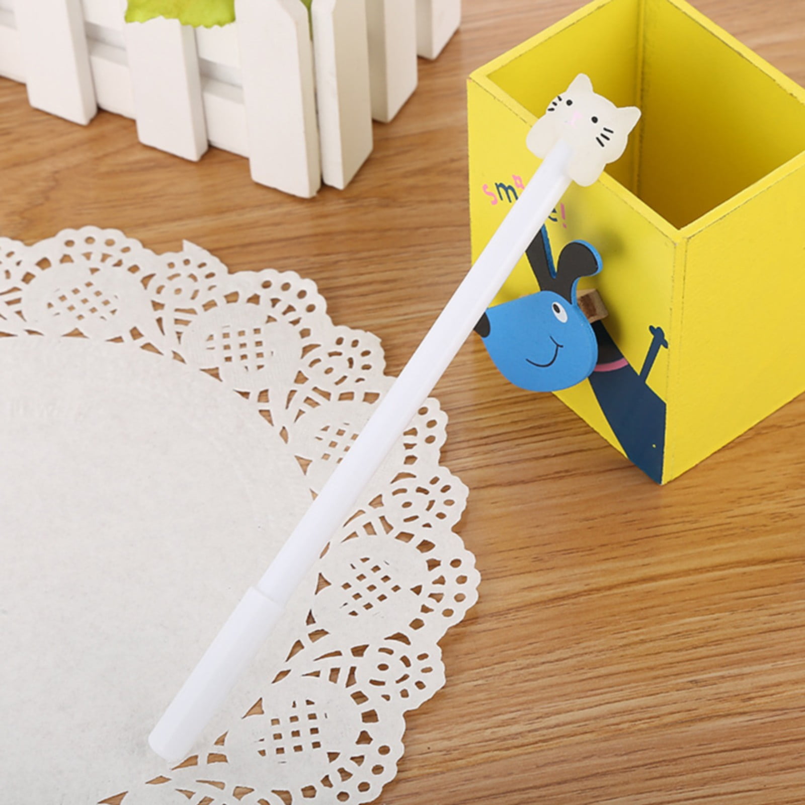 Kingtowag Pens, Cat Gel Pen 0.5Mm 2Ml Liquid Gel Ink Rollerball Pen for ...