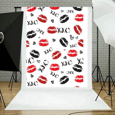 Love Pattern Backdrop Valentine's Day Photography Background Cloth ...
