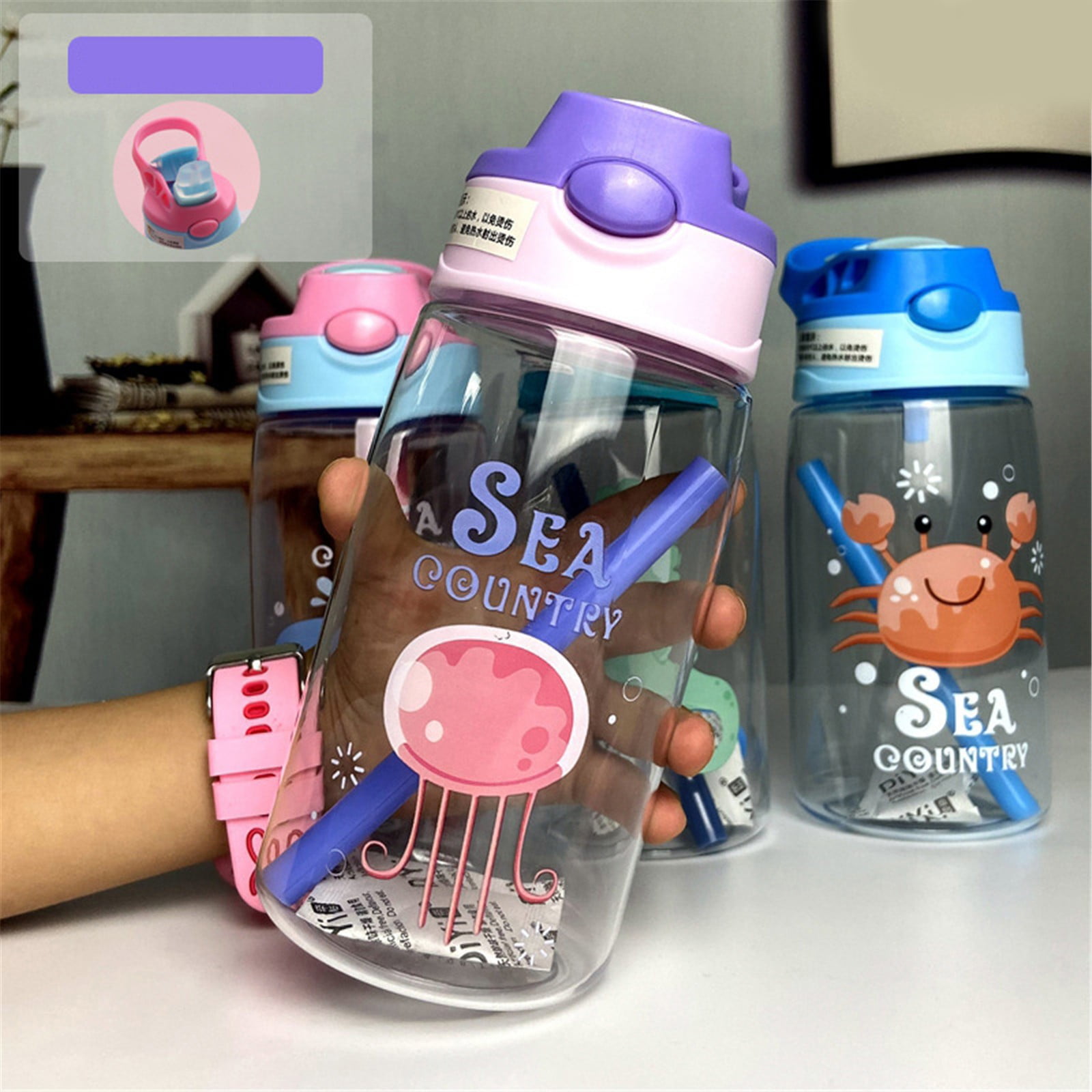 Kingtowag Purple Personalised Water Bottle Custom, Personalized Water ...