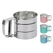 Scoop and Sift Flour Sifter in White/Blue - Walmart.com