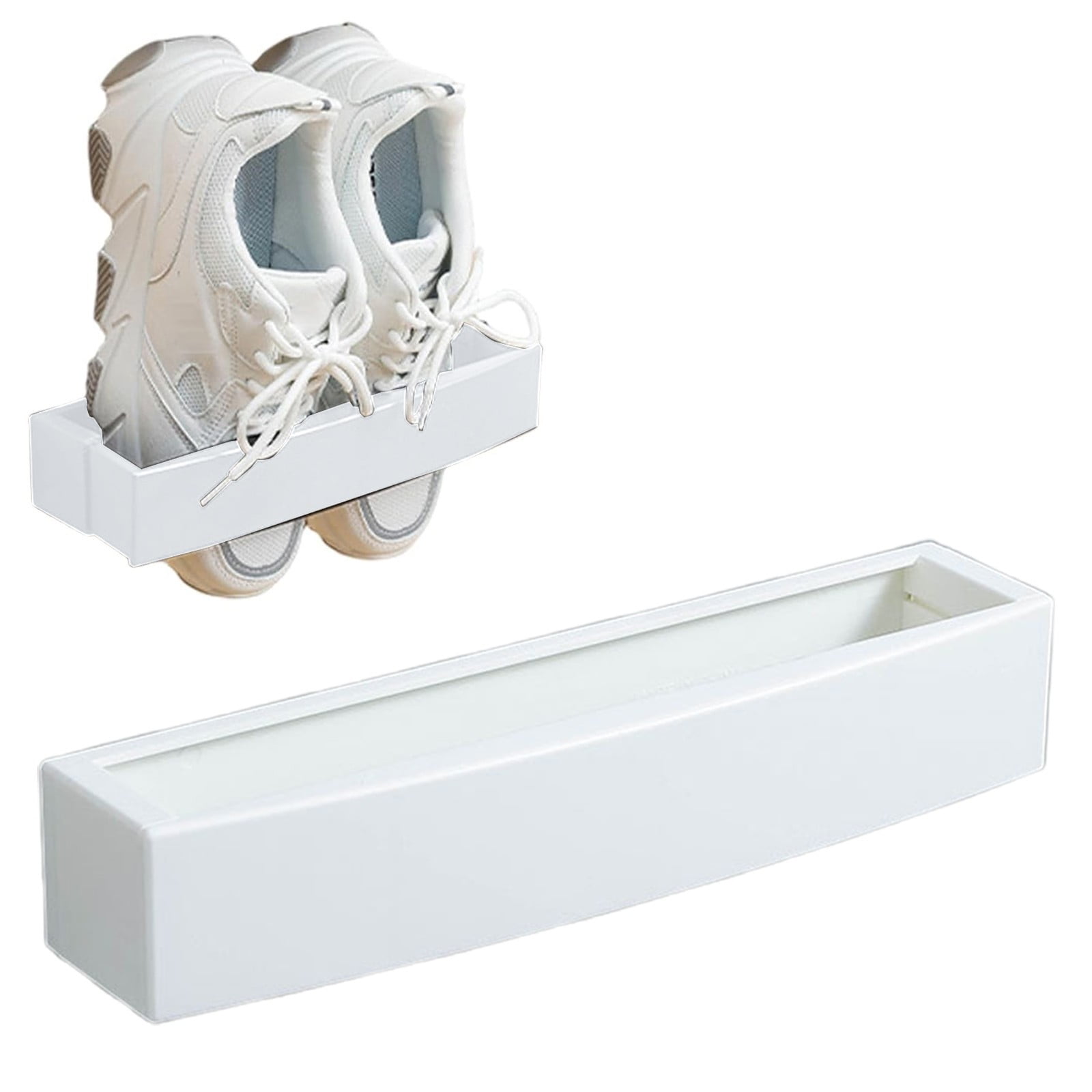 Kingtowag Wall Mounted Shoe Rack, Sticky Strip Organizer, Wall-Mounted ...