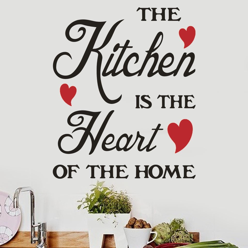 Kingtowag Wall Stickers Decor, Kitchen Wall Vinyl Kitchen Decals 1Pc ...