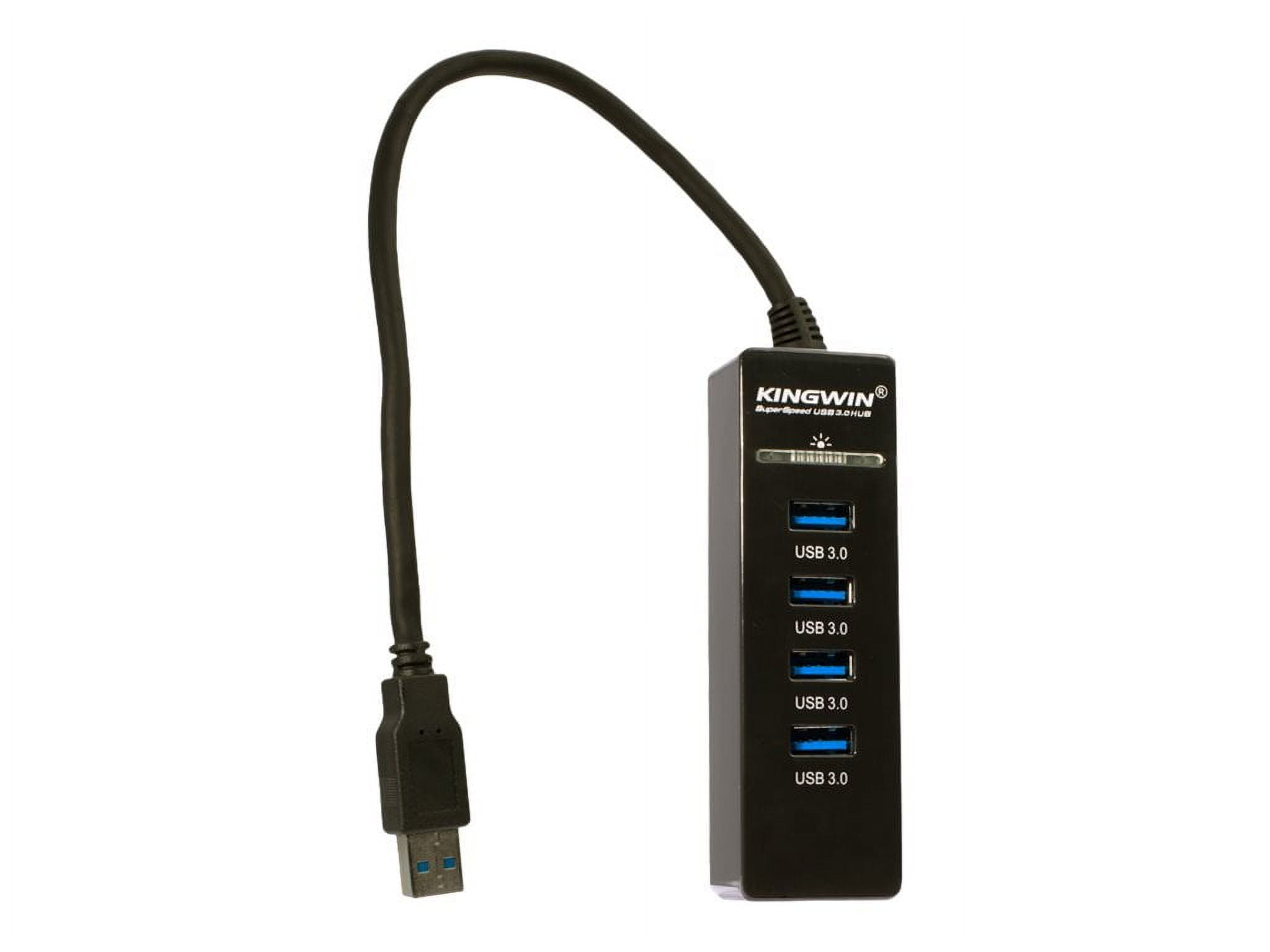 Kingwin KW-HUB-4U3 - Hub - 4 x SuperSpeed USB 3.0 - desktop - Walmart ...