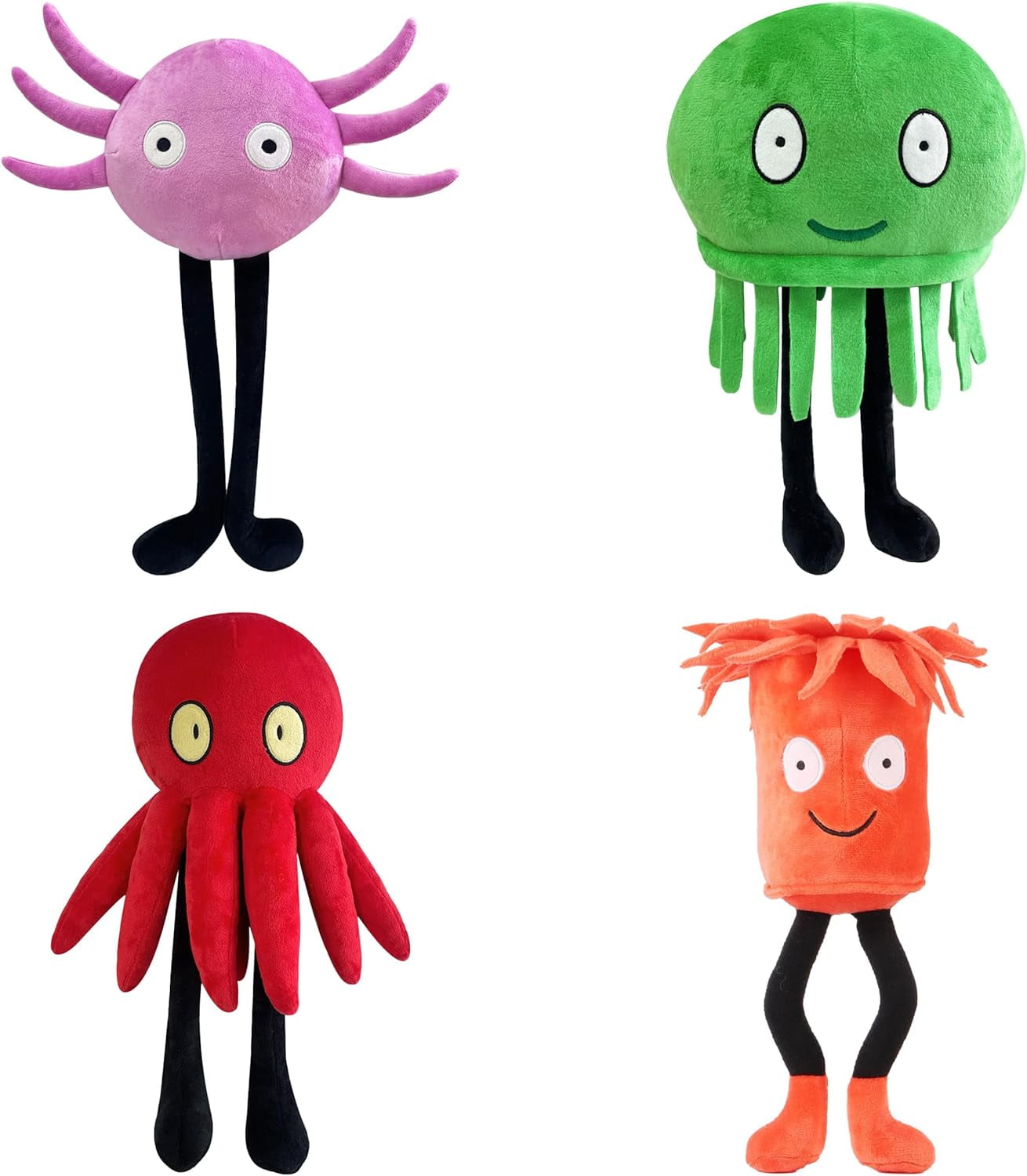 Kinitopet 14.1" Emotional Support Axolotl Plushie Toy, Stuffed Animals ...