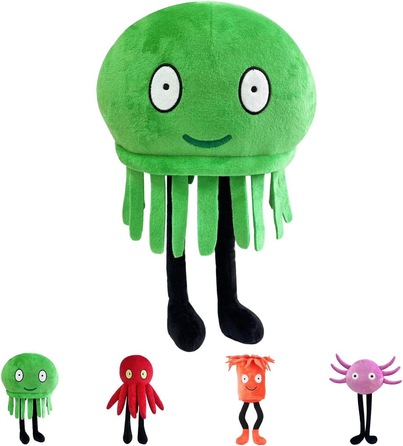 Kinitopet 14.1'' Plushie Stuffed Animal, Jade the Jellyfish Doll ...
