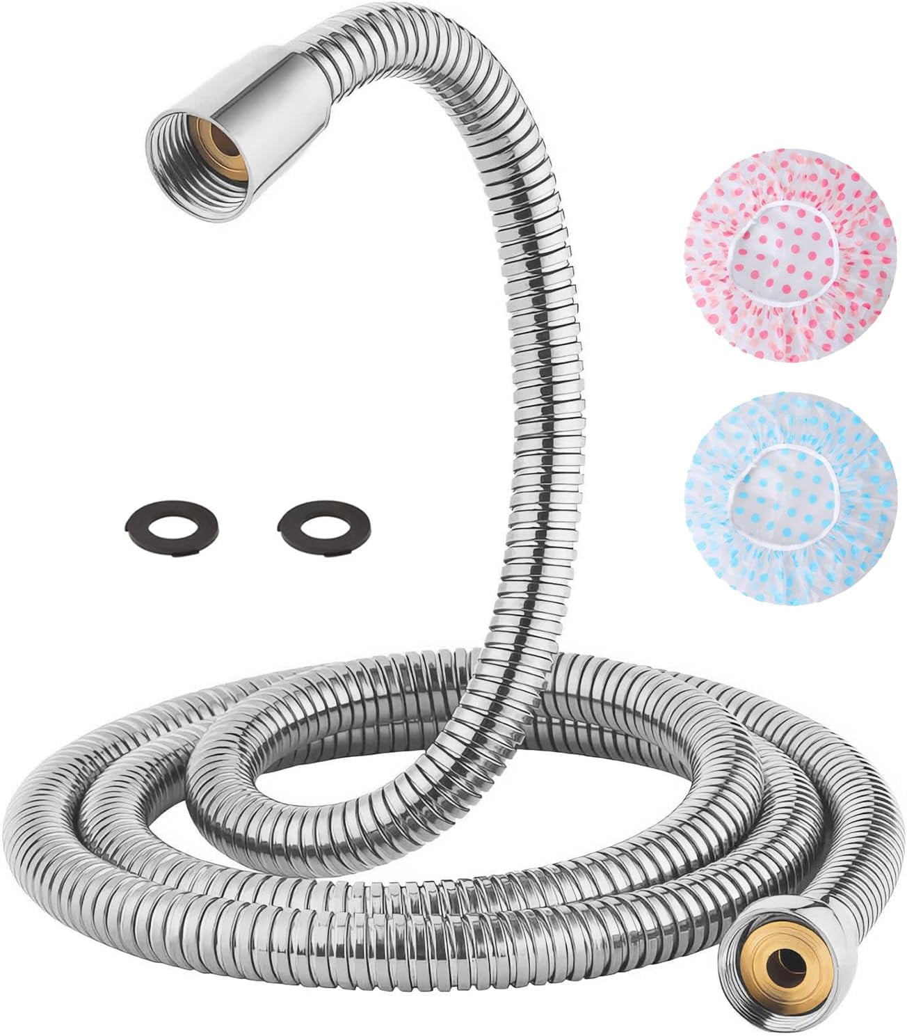 Kink-free Shower Hoses Extra-long for Handheld Showerhead Hose ...