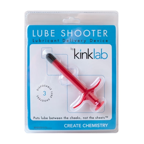 Kinklab Lube Shooter Water Based Cream- Red - Walmart.com