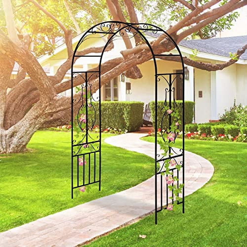 Kinlife Outdoor Steel Arches for Ceremony, Garden Wedding Arbor Arches ...