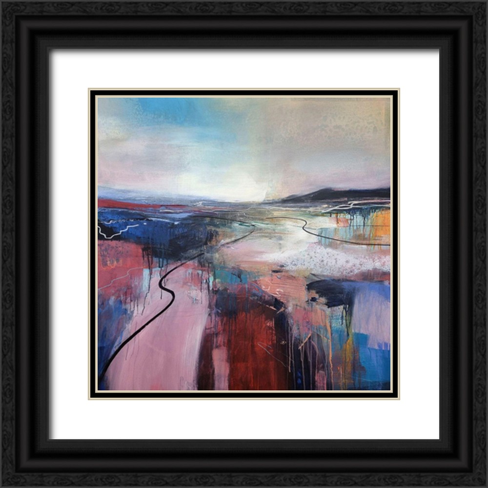 Kinmont, Andrew 26x26 Black Ornate Wood Framed with Double Matting ...